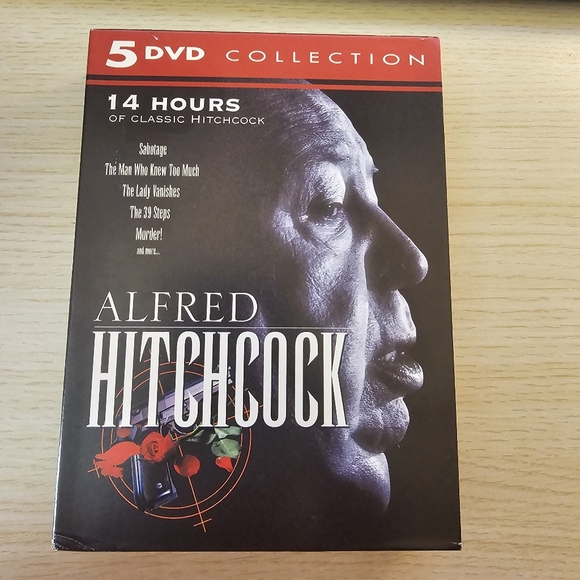 Media | Alfred Hitchcock 5 Dvd Collection Box Set Classic Films In ...